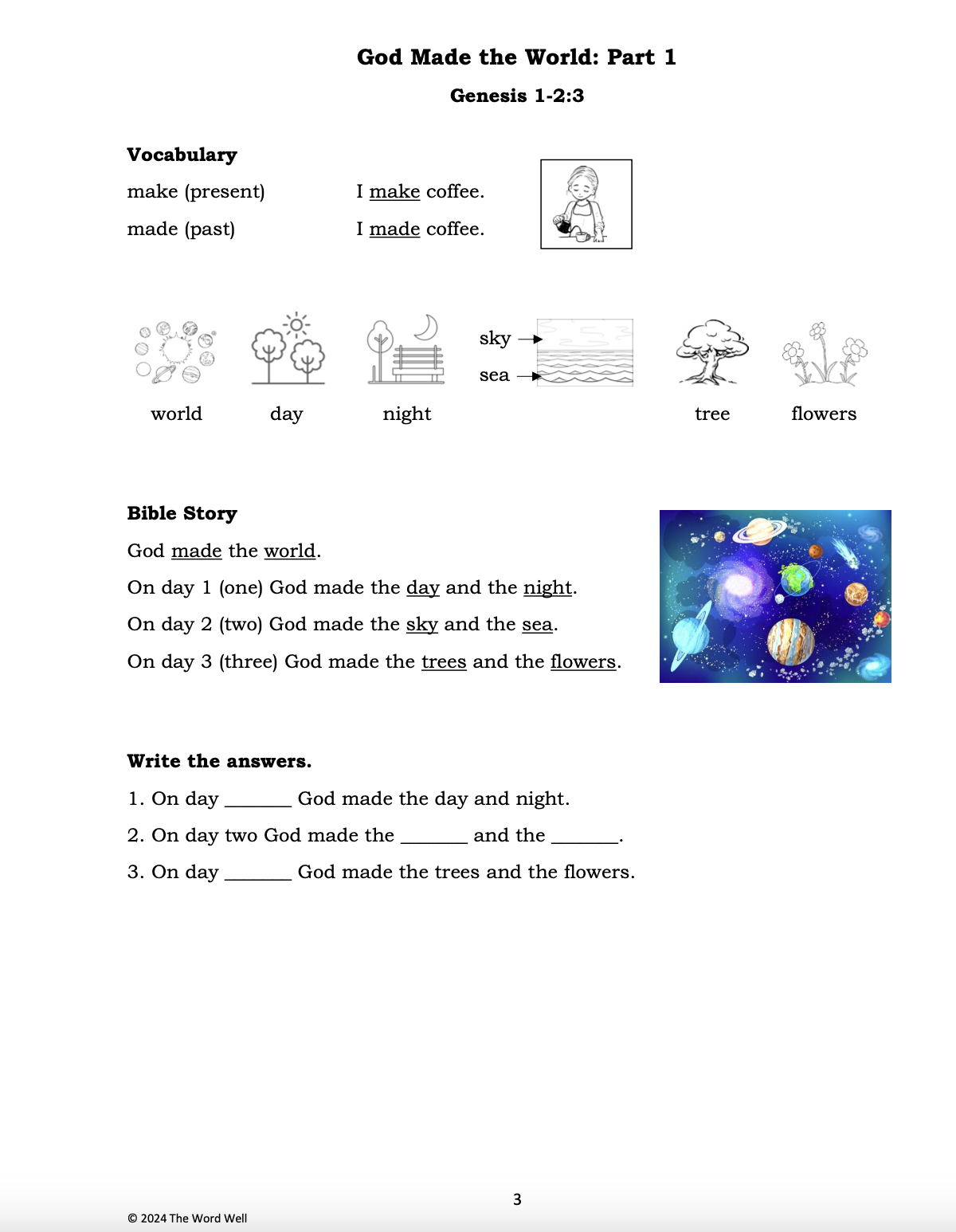 Creation to Christ – Basic | Word Well