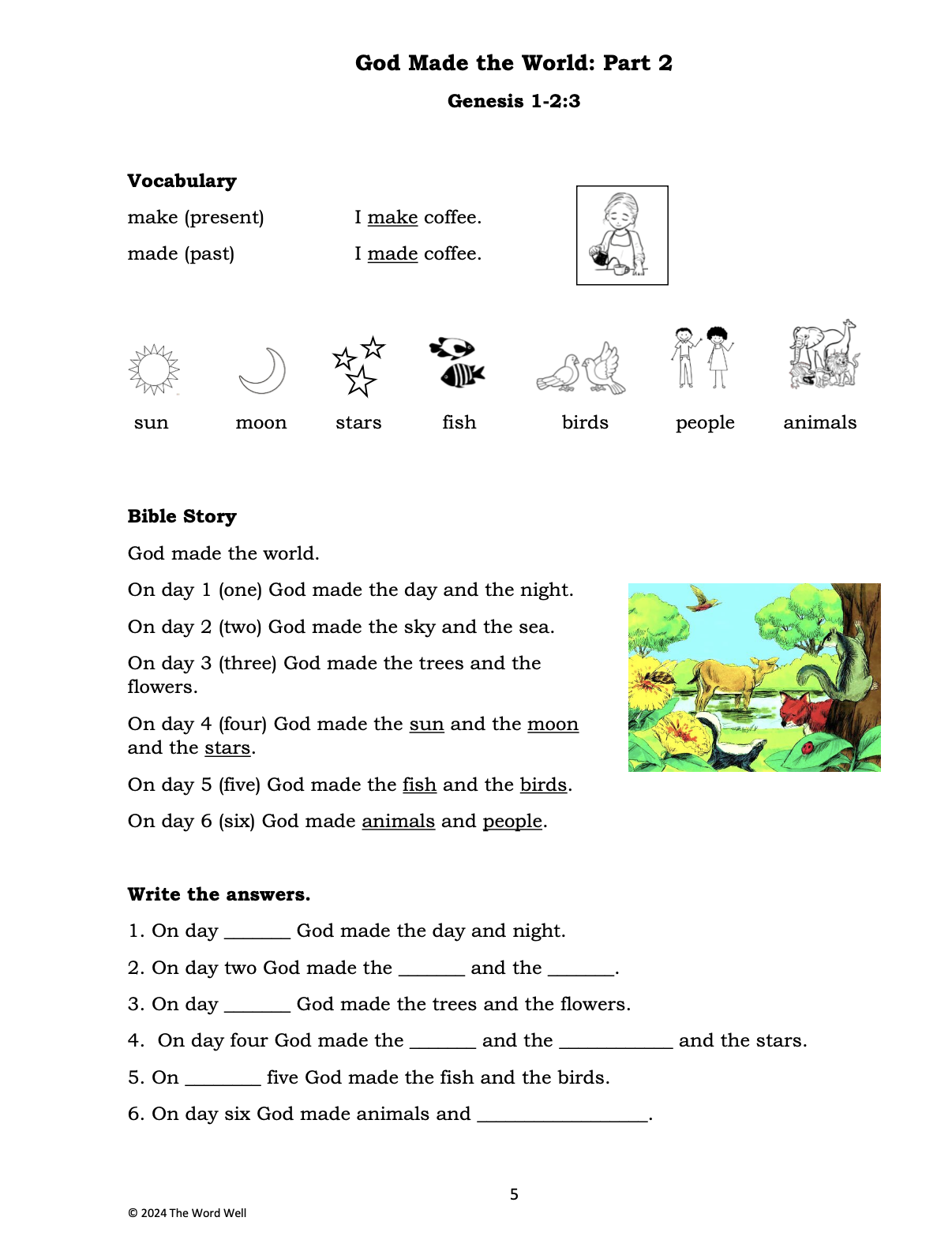 Creation to Christ – Basic | Word Well